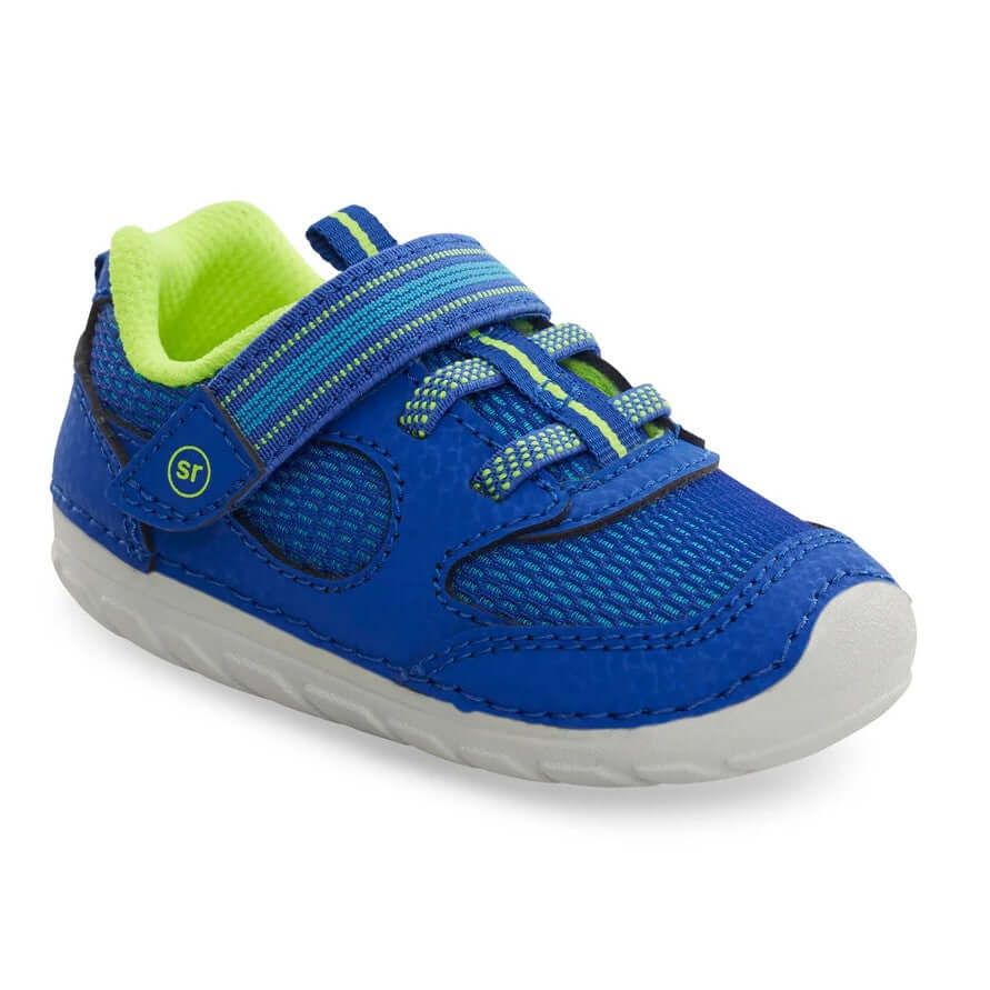 Stride Rite Baby Toddler Turbo Bright Blue First Walker Shoes - ShoeKid.ca